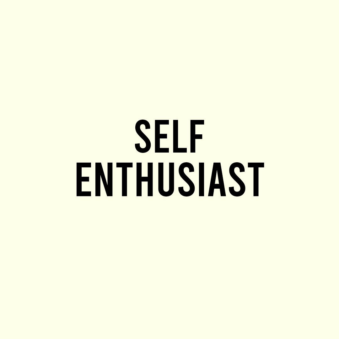 "SELF ENTHUSIAST" Collection – ELBIB CLOTHING